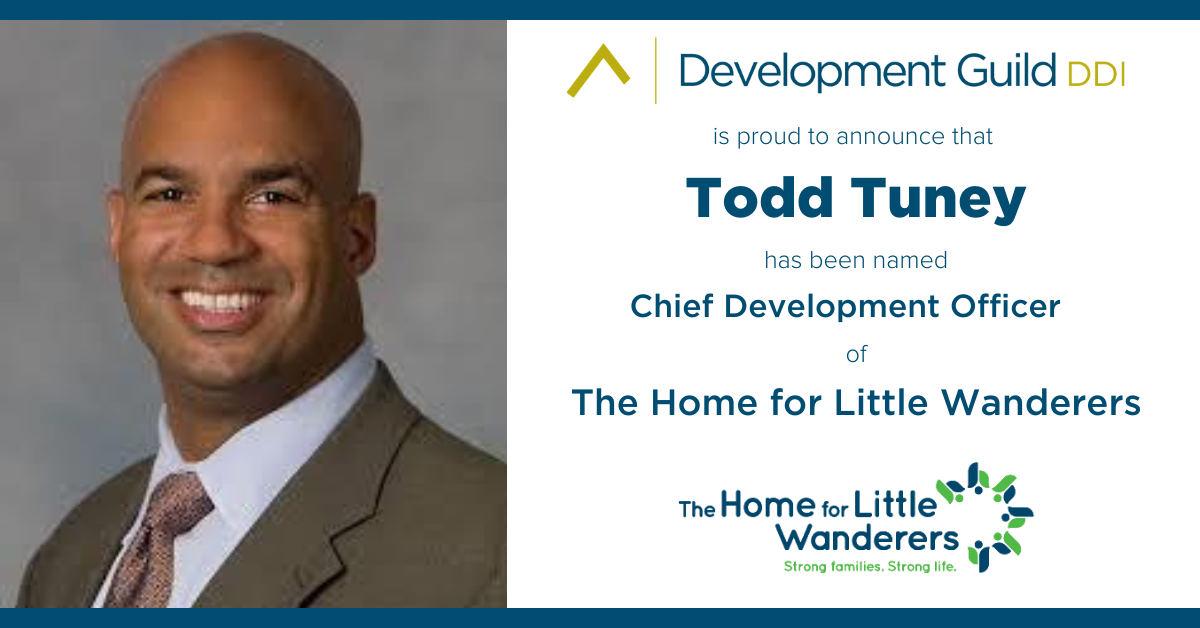 Todd Tuney joins The Home for Little Wanderers | Development Guild