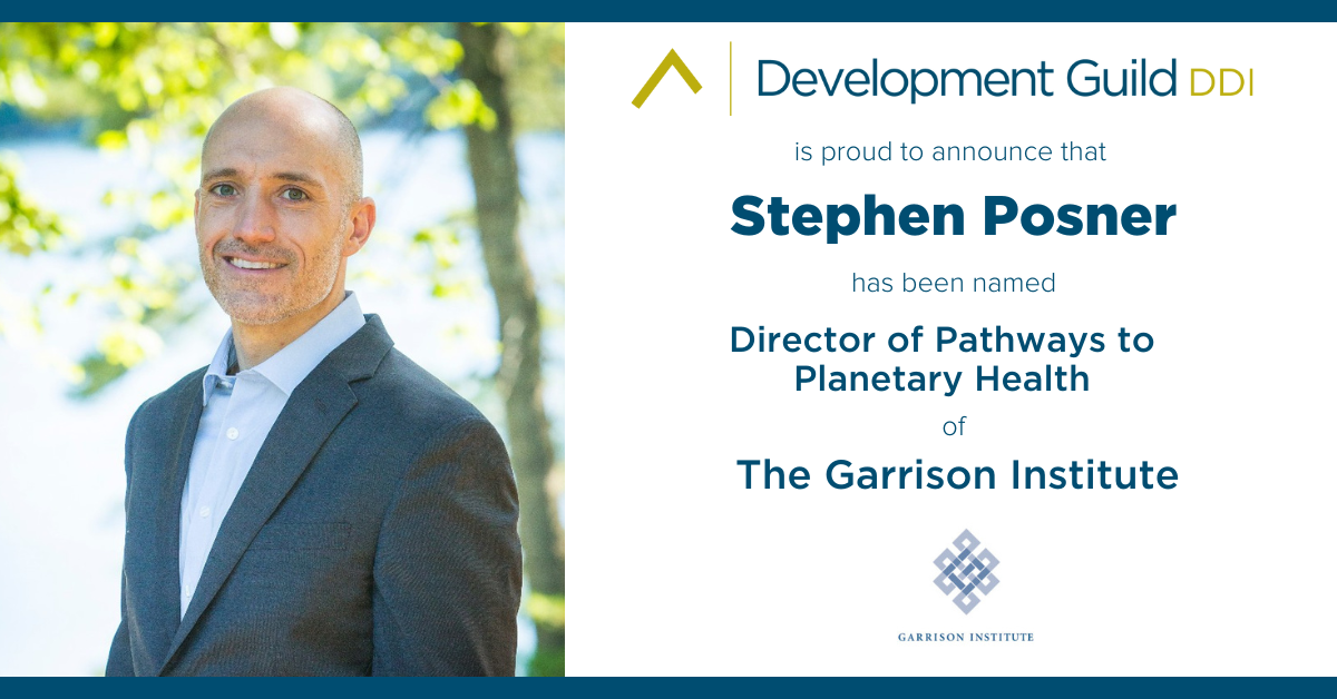 Stephen Posner joins Garrison Institute | Development Guild