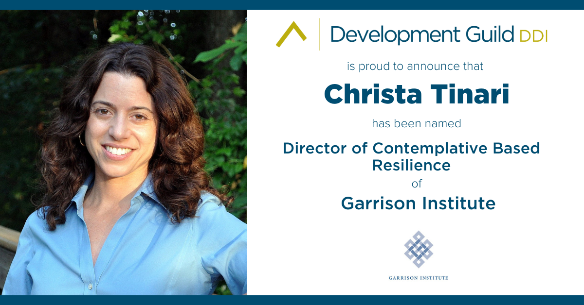 Christa M. Tinari joins Garrison Institute | Development Guild DDI