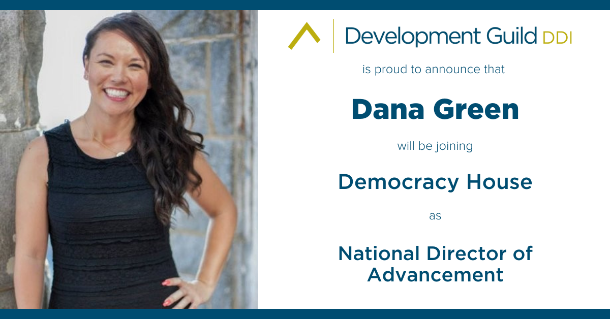 Dana Green joins Democracy House | Development Guild