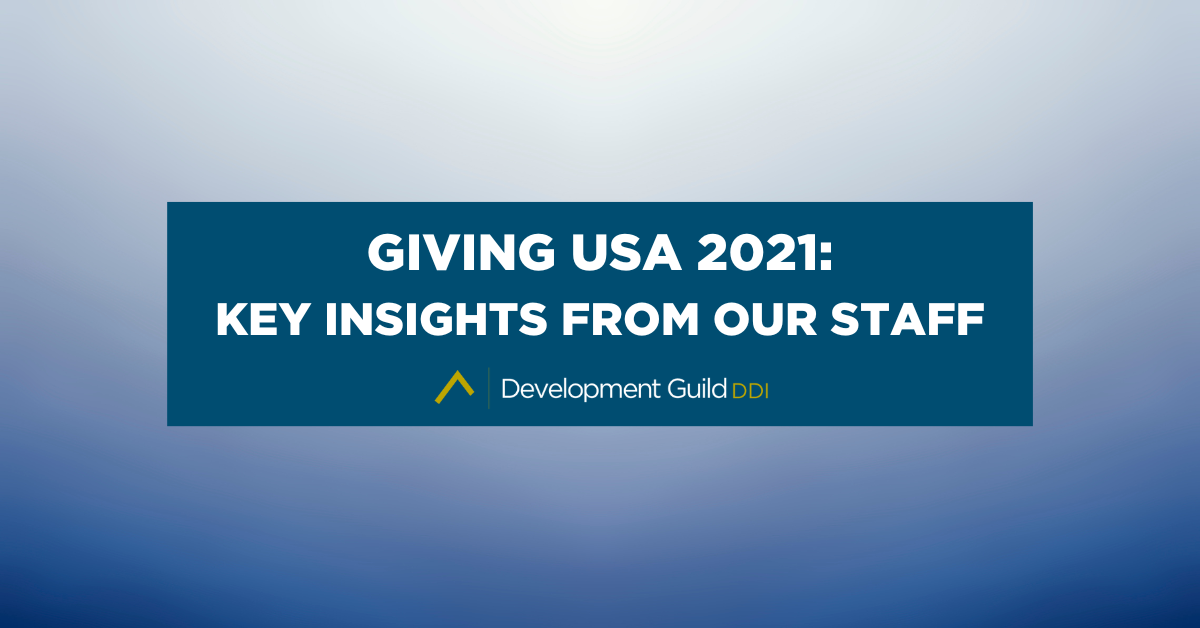Giving USA 2021 Report: Key Insights | Development Guild
